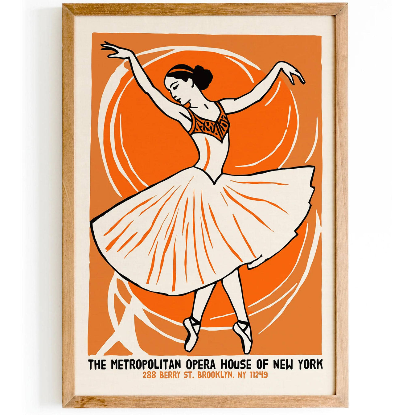 NYC Retro Ballet Poster – HypeSheriff
