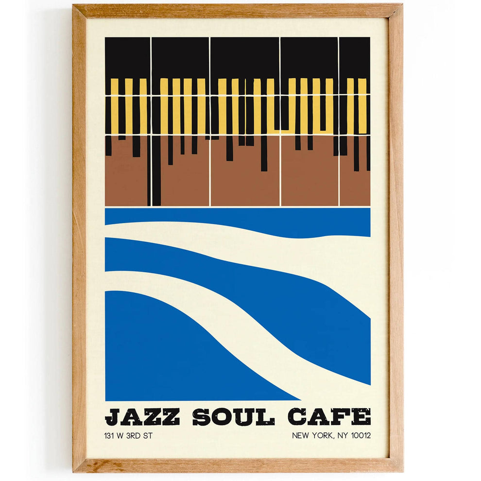 NYC Jazz Cafe Retro Poster – HypeSheriff