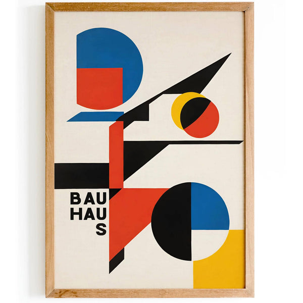Bauhaus Abstract Geometry Print – HypeSheriff