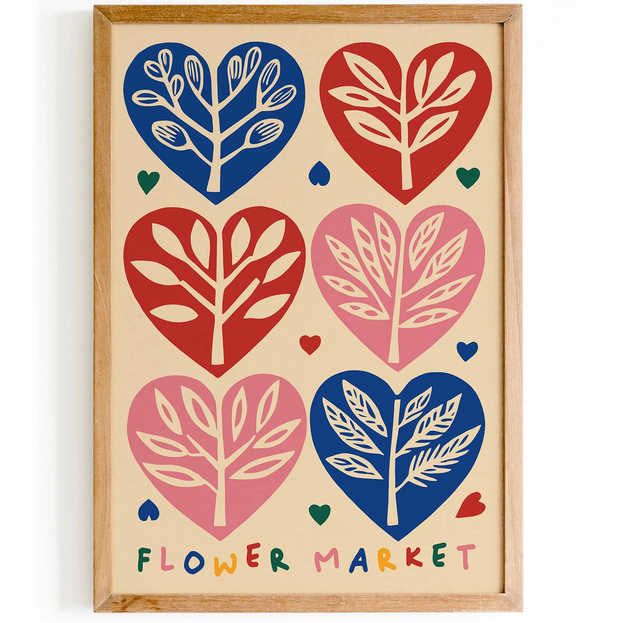 Flower Market Retro Art Print – HypeSheriff