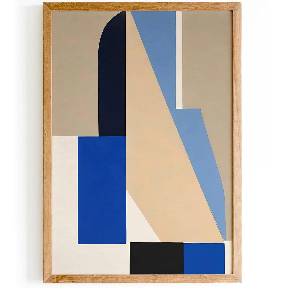 Blue Geometric Abstract Wall Art – HypeSheriff
