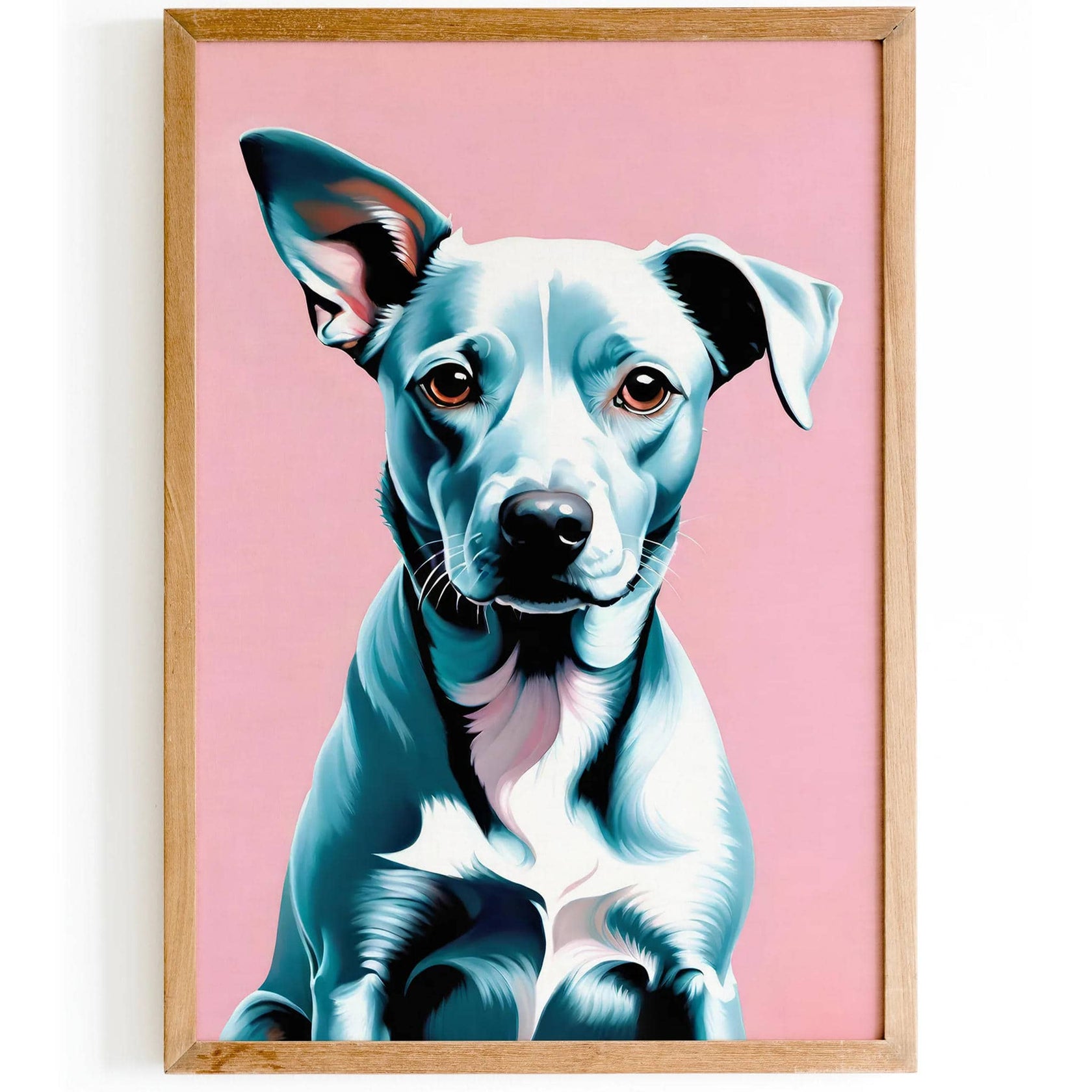 Cute Little Dog Pink Poster – HypeSheriff