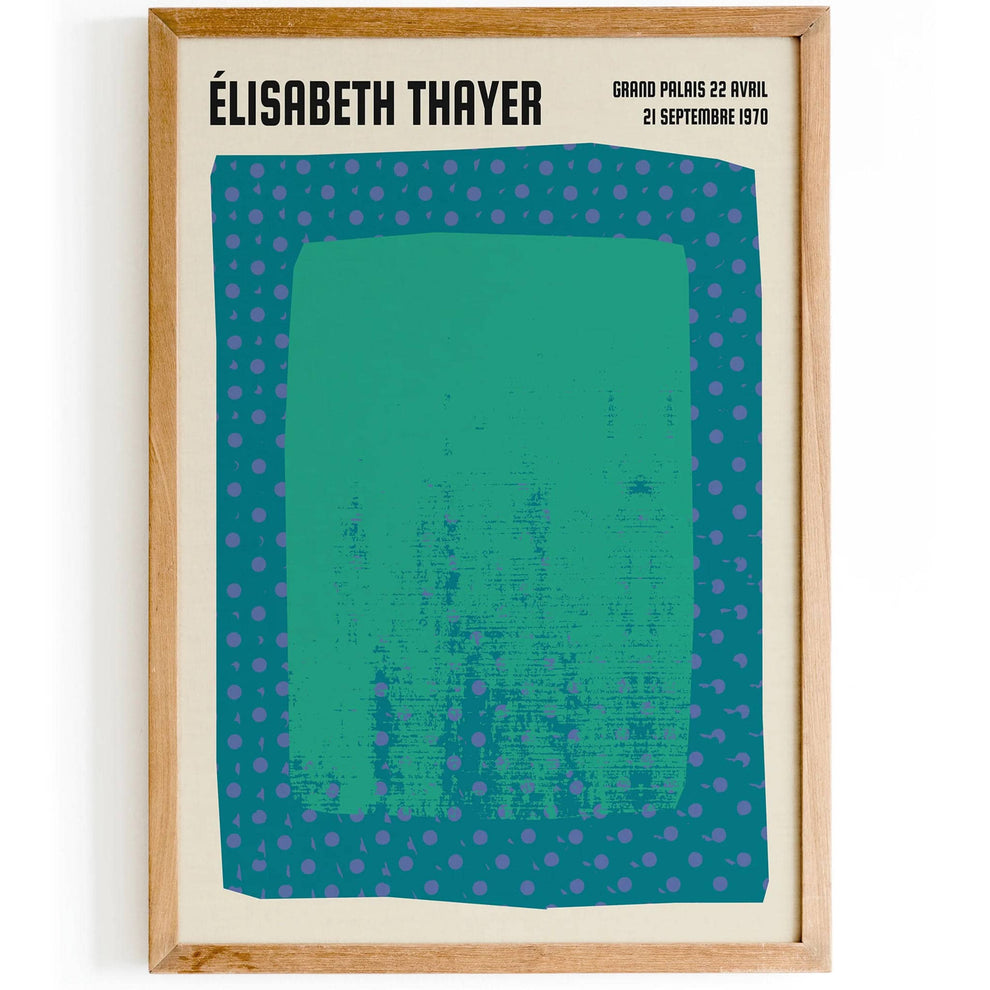 ELISABETH THAYER Art Exhibition Poster – HypeSheriff