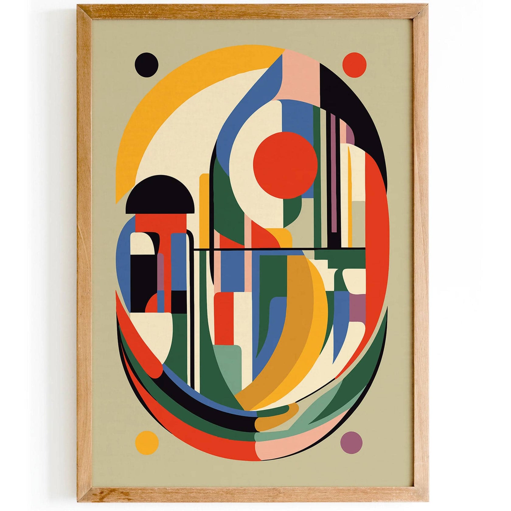 Modern Geometric Abstract Art Print – HypeSheriff