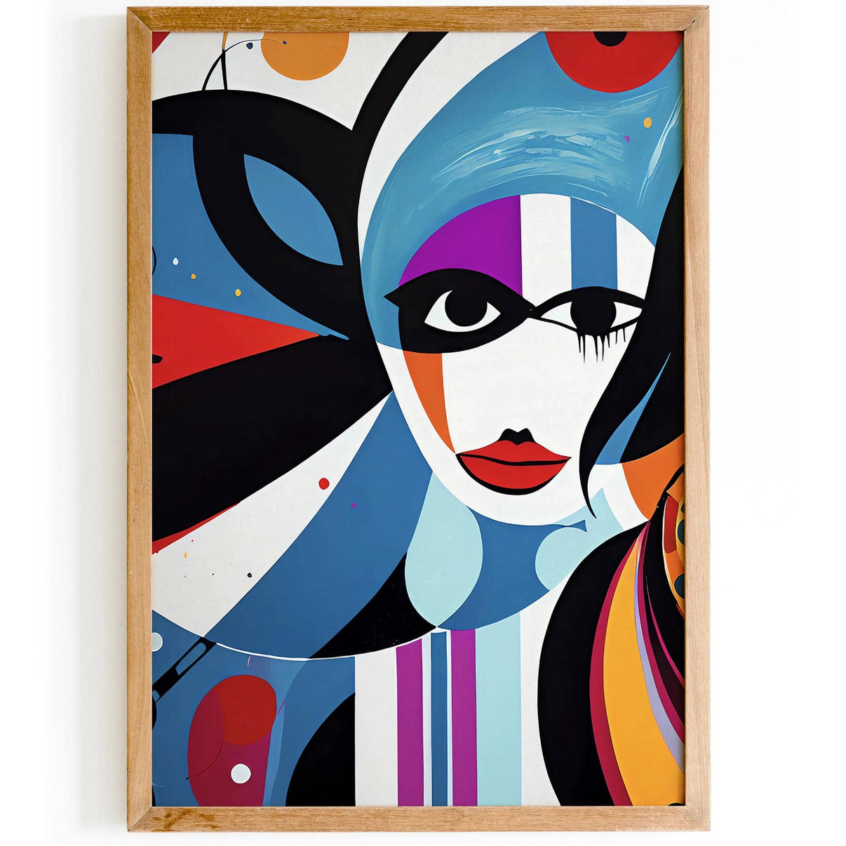 Mid-Century Portrait Painting Art Print – HypeSheriff