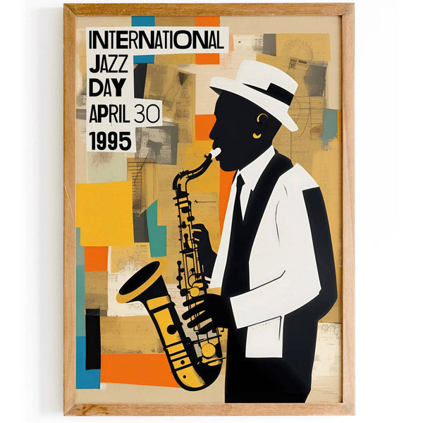 International Jazz Day Vintage Poster – HypeSheriff
