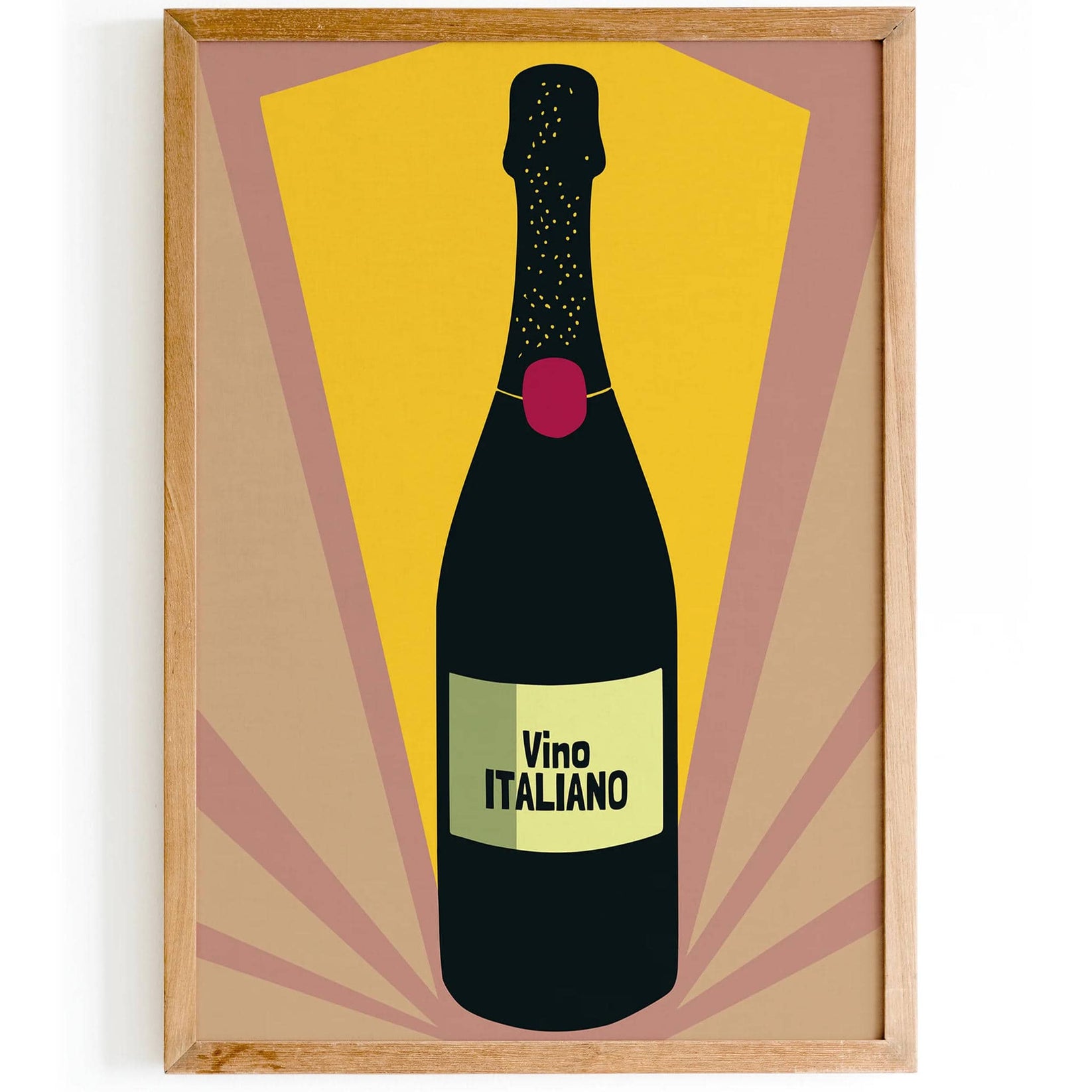 Vino Italiano - Vintage Italian Wine Poster – HypeSheriff
