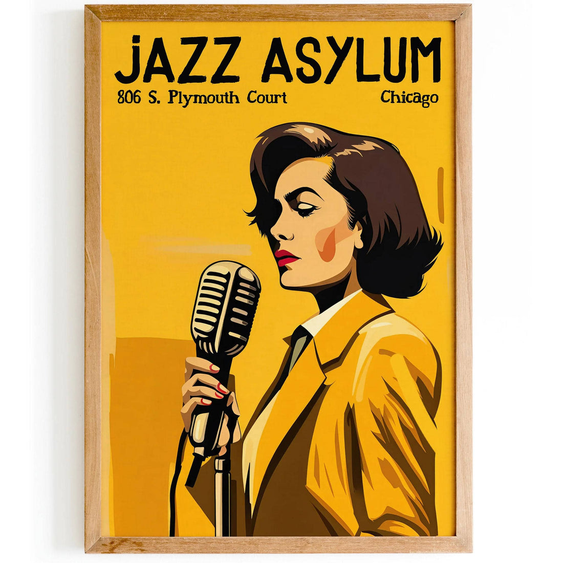 Yellow Chicago Jazz Festival Poster – HypeSheriff