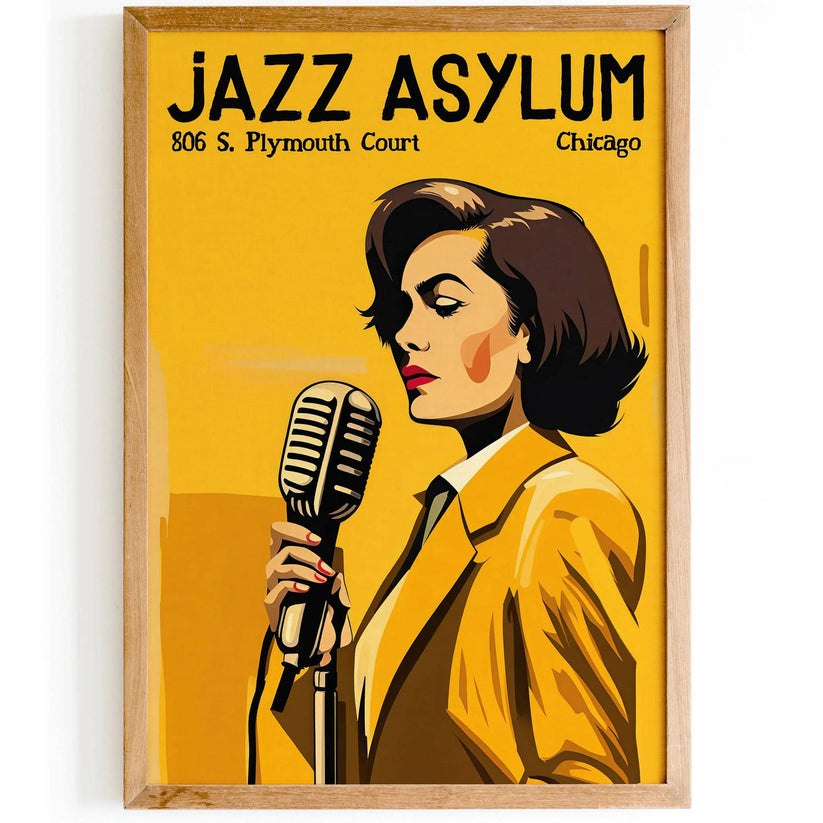 Yellow Chicago Jazz Festival Poster – HypeSheriff