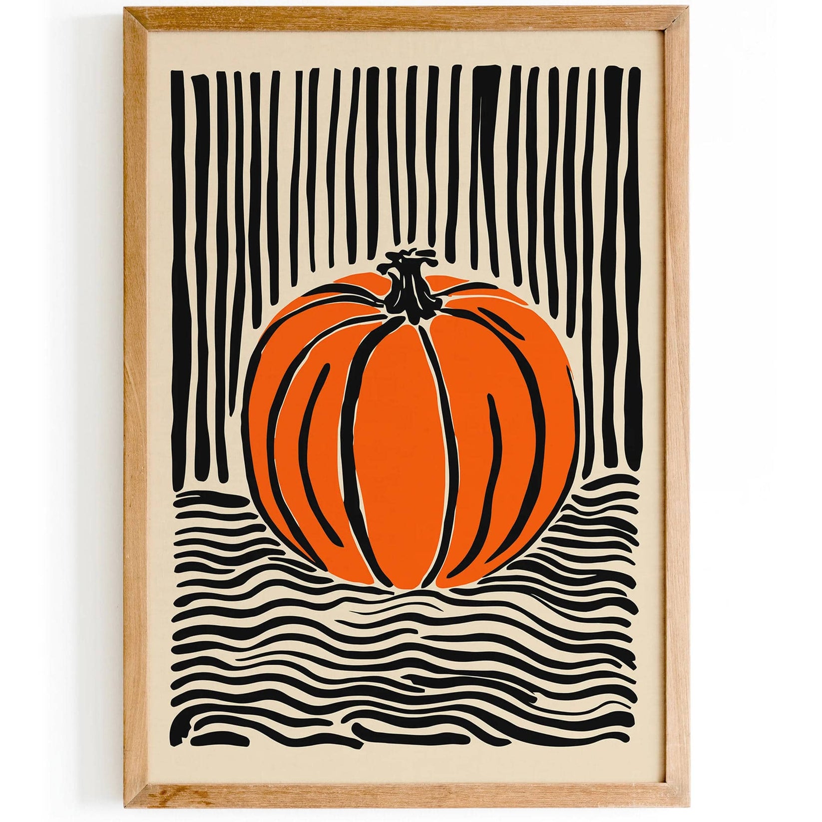 Fall Home Decor Pumpkin Art Print – HypeSheriff
