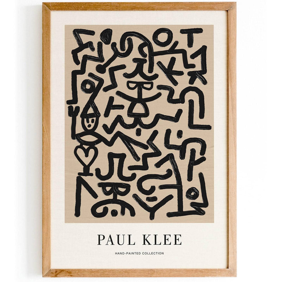 Paul Klee Comedians Painted Poster – HypeSheriff