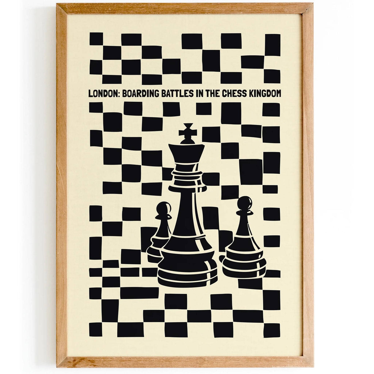 Vintage Chess London Poster – HypeSheriff