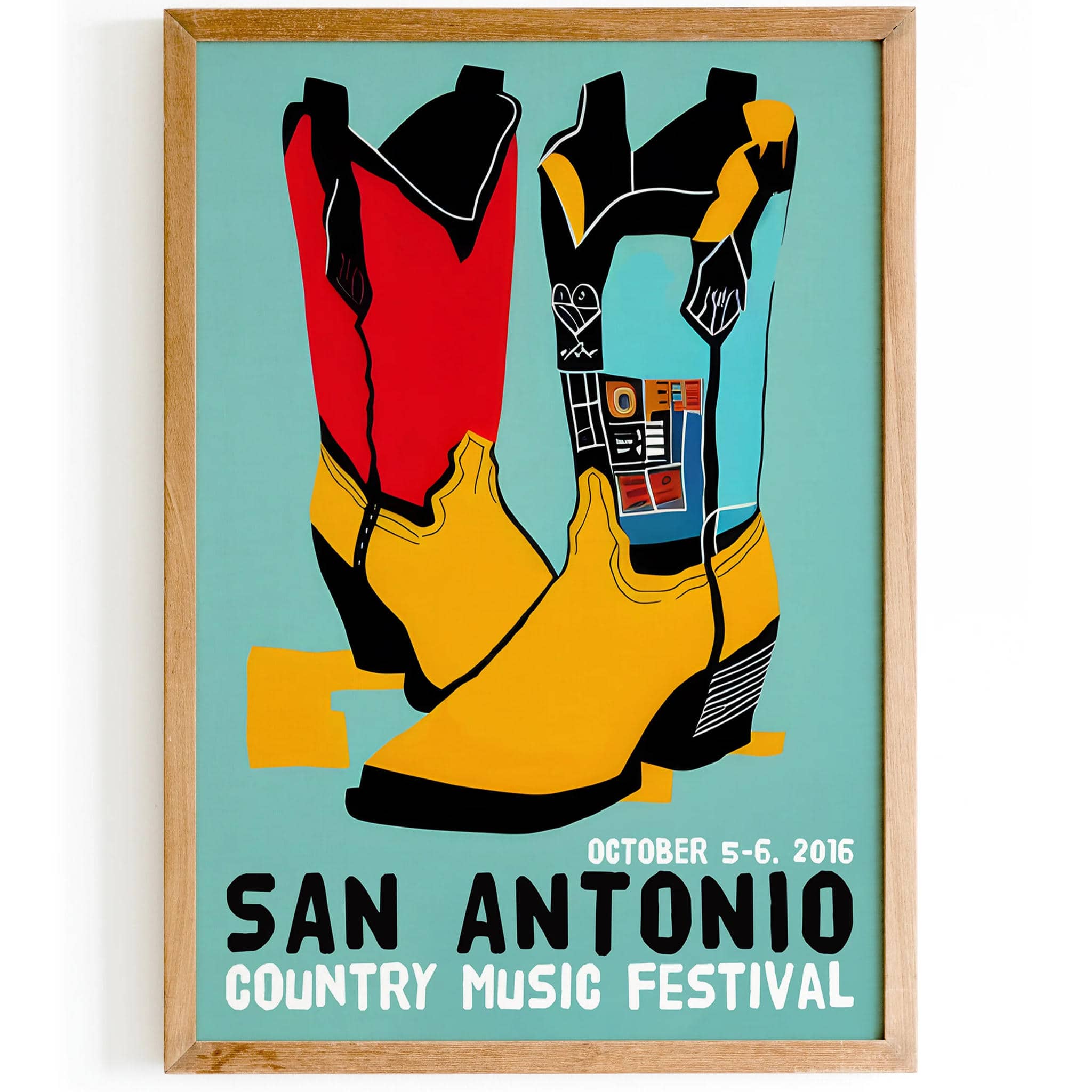 San Antonio 2016 Country Festival Poster – HypeSheriff