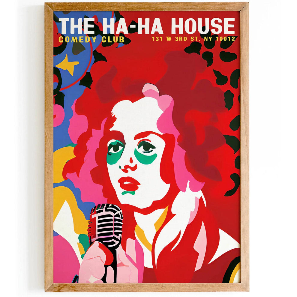 Retro COMEDY CLUB Poster Print – HypeSheriff