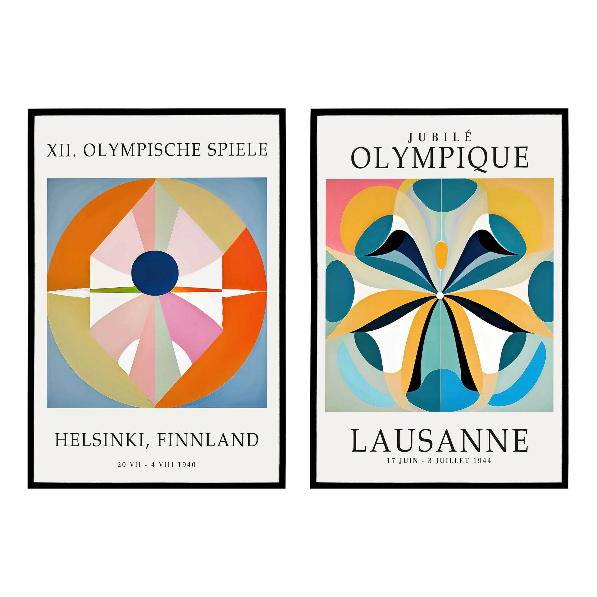 Set of 2 Olympic Games Sport Posters – HypeSheriff