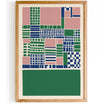 Green Mid Century Modern Geometric Poster – HypeSheriff