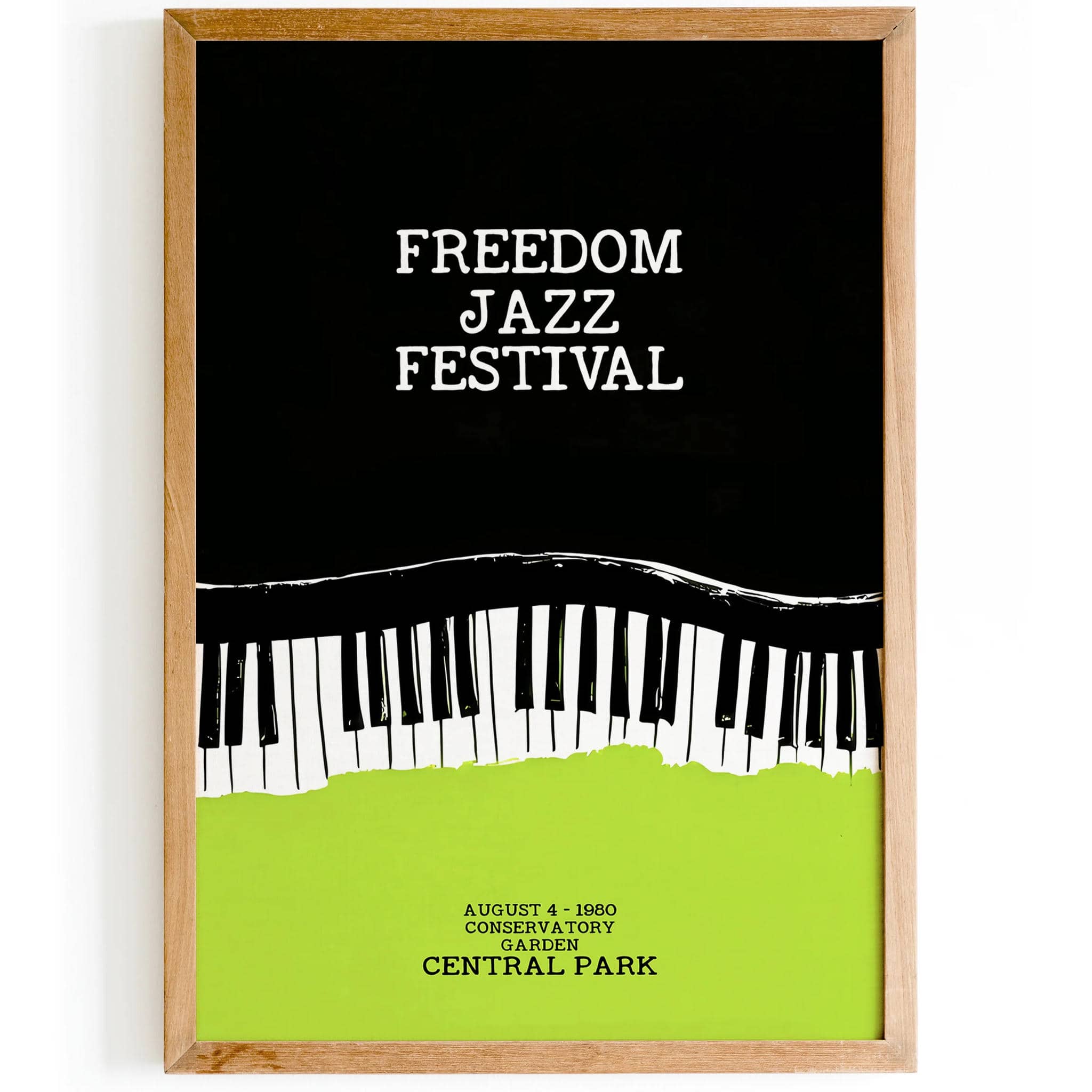 Freedom Jazz Festival 1980 Central Park Poster – HypeSheriff