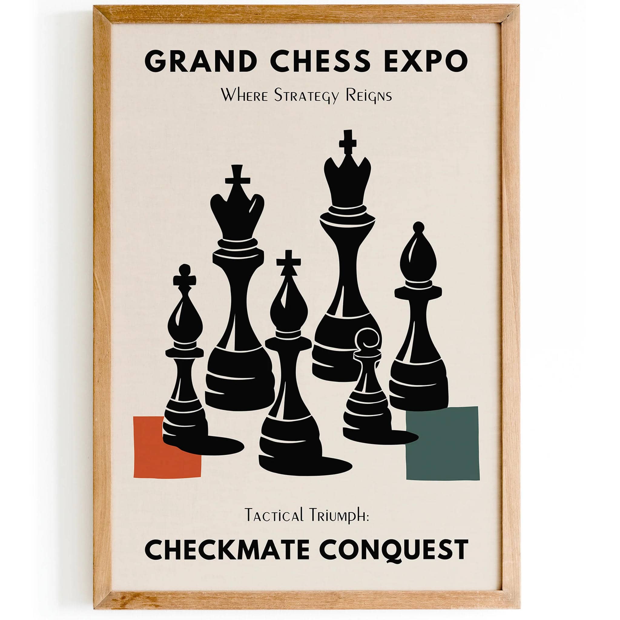 Grand Chess Expo Modern Poster – HypeSheriff