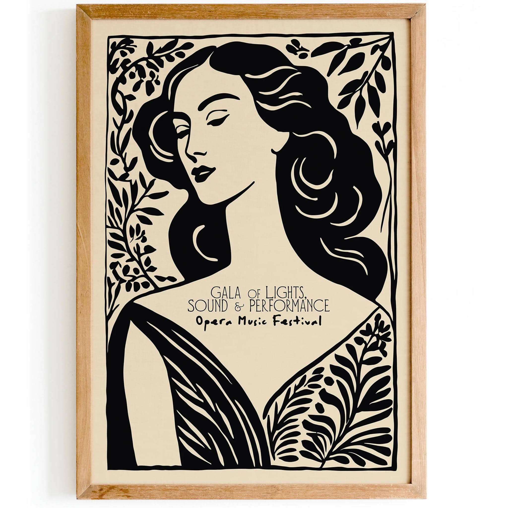 Opera Music Elegant Art Print – HypeSheriff