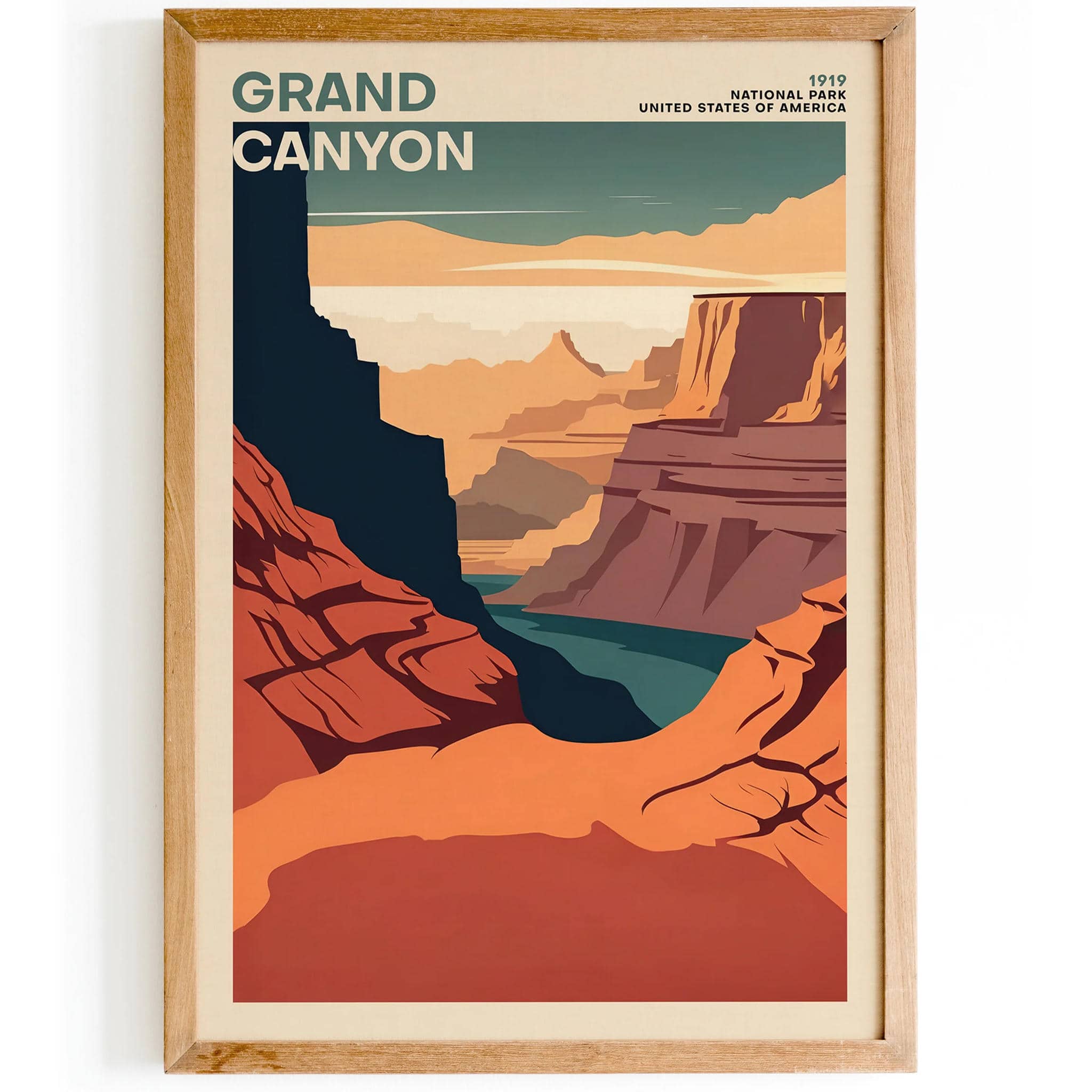 Grand Canyon Retro Poster – HypeSheriff
