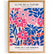 Pink and Blue Floral Poster – HypeSheriff