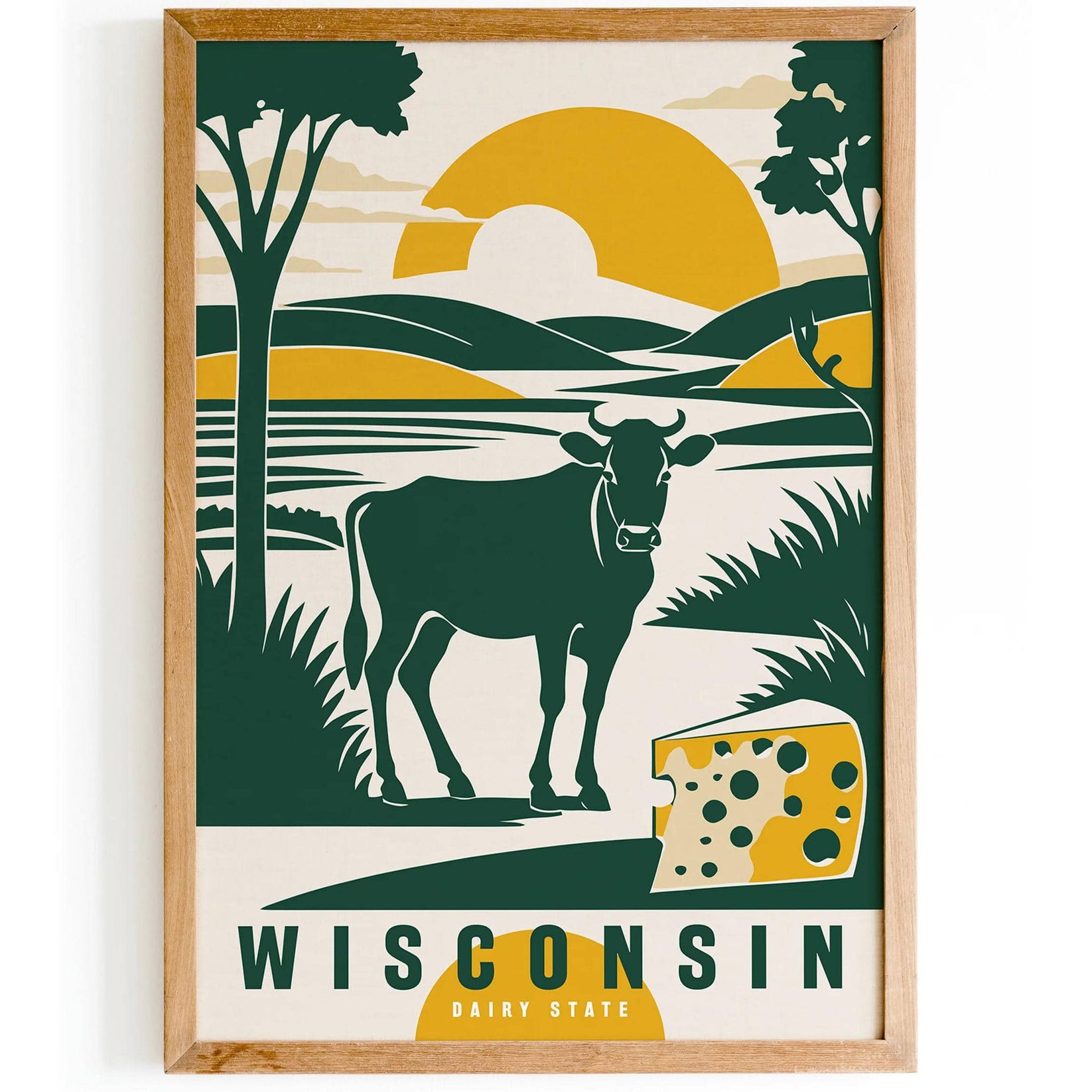 Wisconsin Dairy State Poster – HypeSheriff