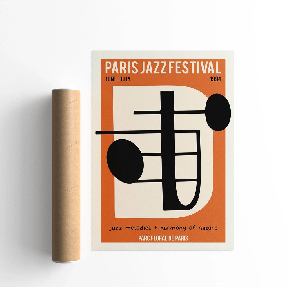 Paris Jazz Festival Music Poster – HypeSheriff