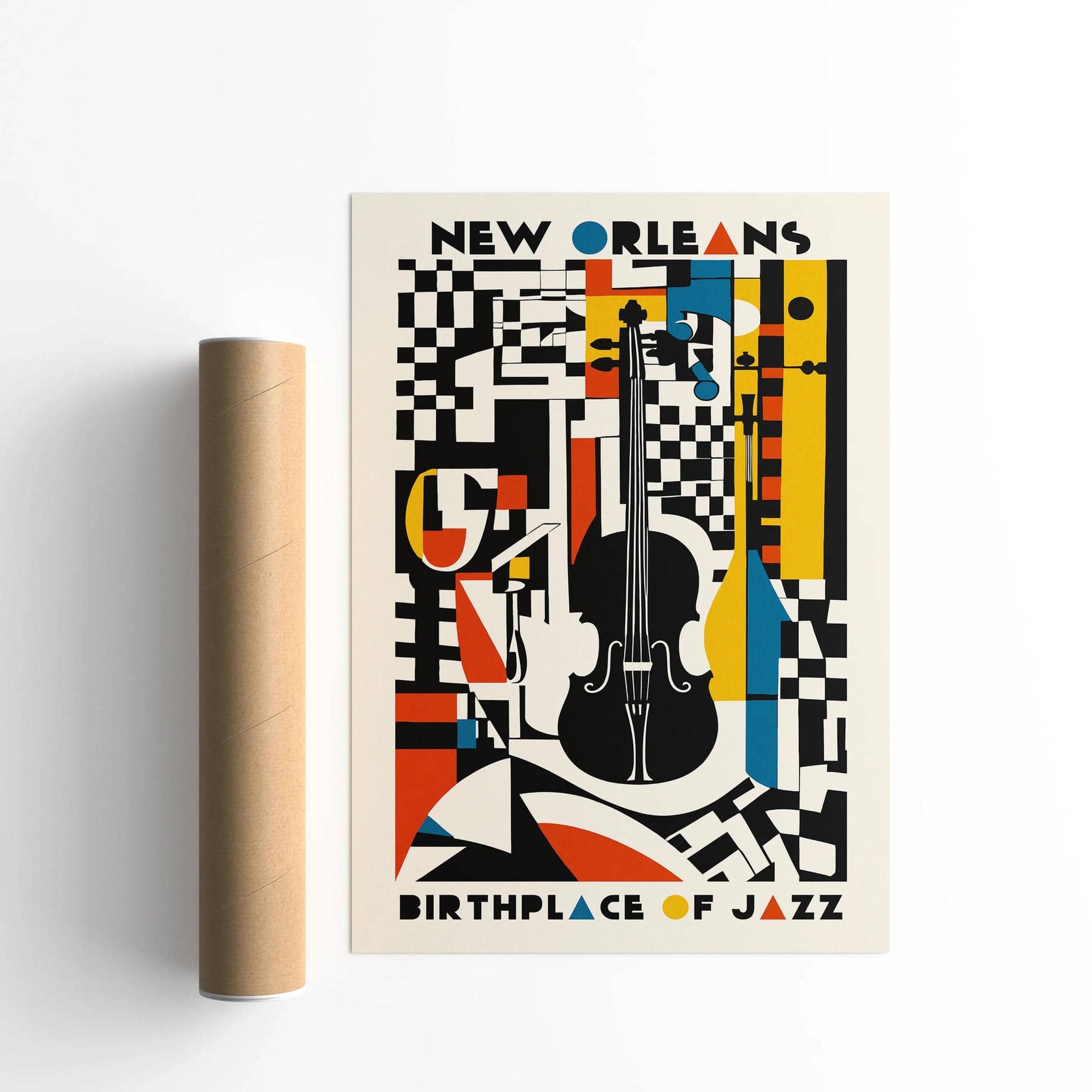 Birthplace of Jazz Retro Poster – HypeSheriff