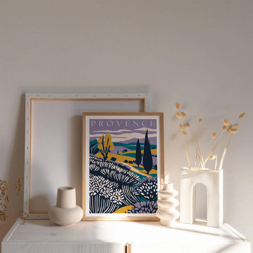 Provence France Purple Poster – HypeSheriff