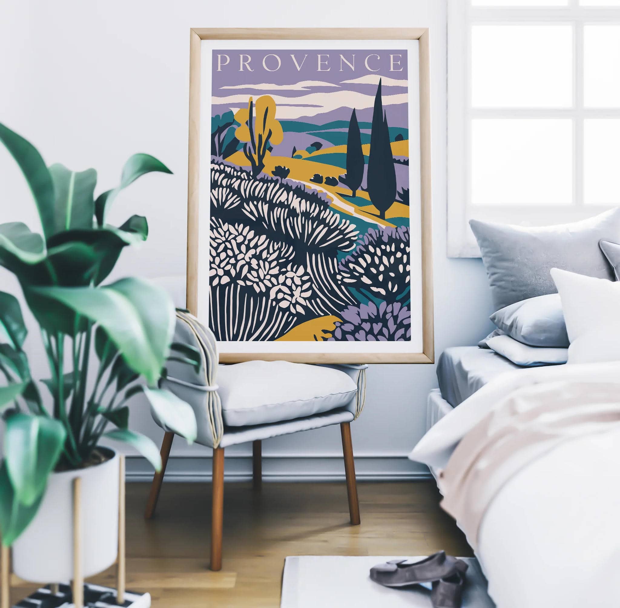 Provence France Purple Poster – HypeSheriff