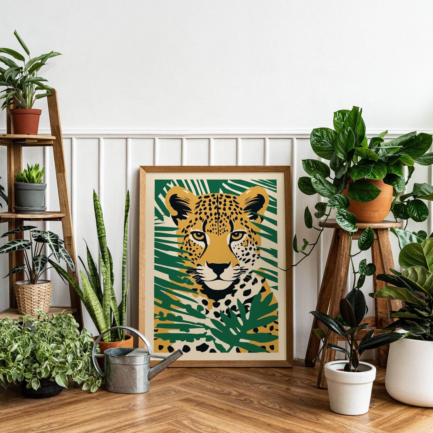 Jungle Retro Cheetah Poster – HypeSheriff