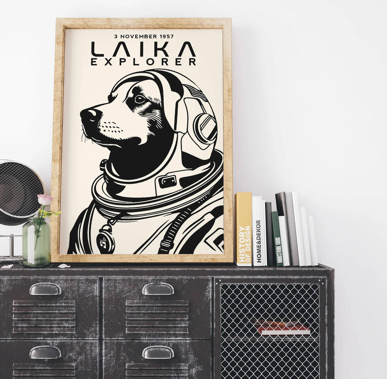 Laika Space Dog Poster – HypeSheriff