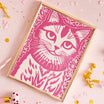 Pink Cat Nursery Poster – HypeSheriff