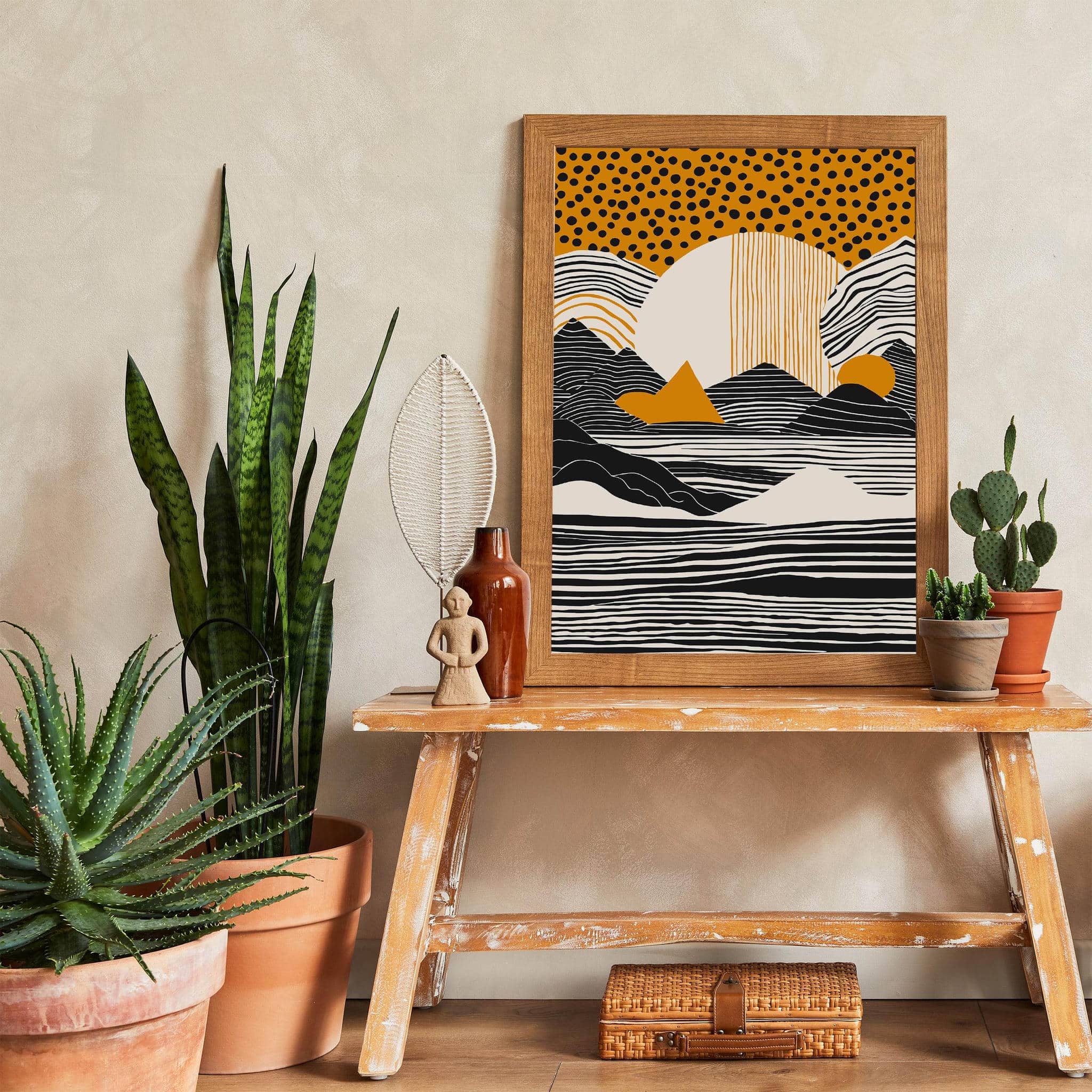 Abstract Sunset Poster — HypeSheriff US