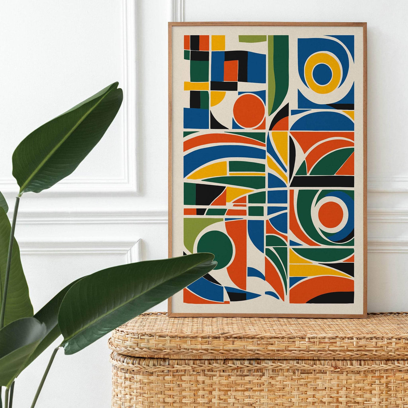 Colorful Mid Century Modern Poster – HypeSheriff