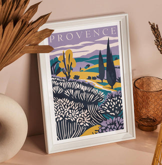 Provence France Purple Poster – HypeSheriff