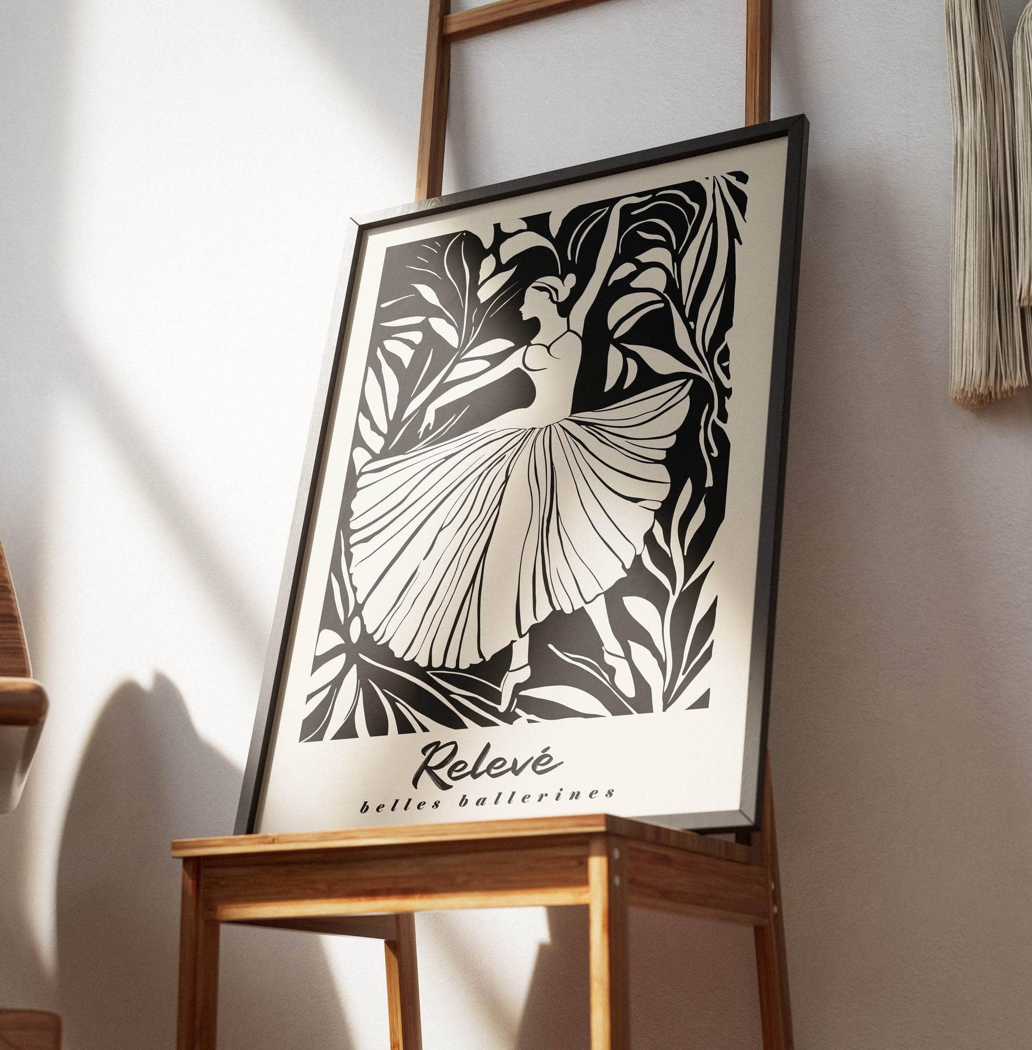 Black and White Ballet Poster – HypeSheriff