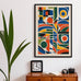 Colorful Mid Century Modern Poster – HypeSheriff