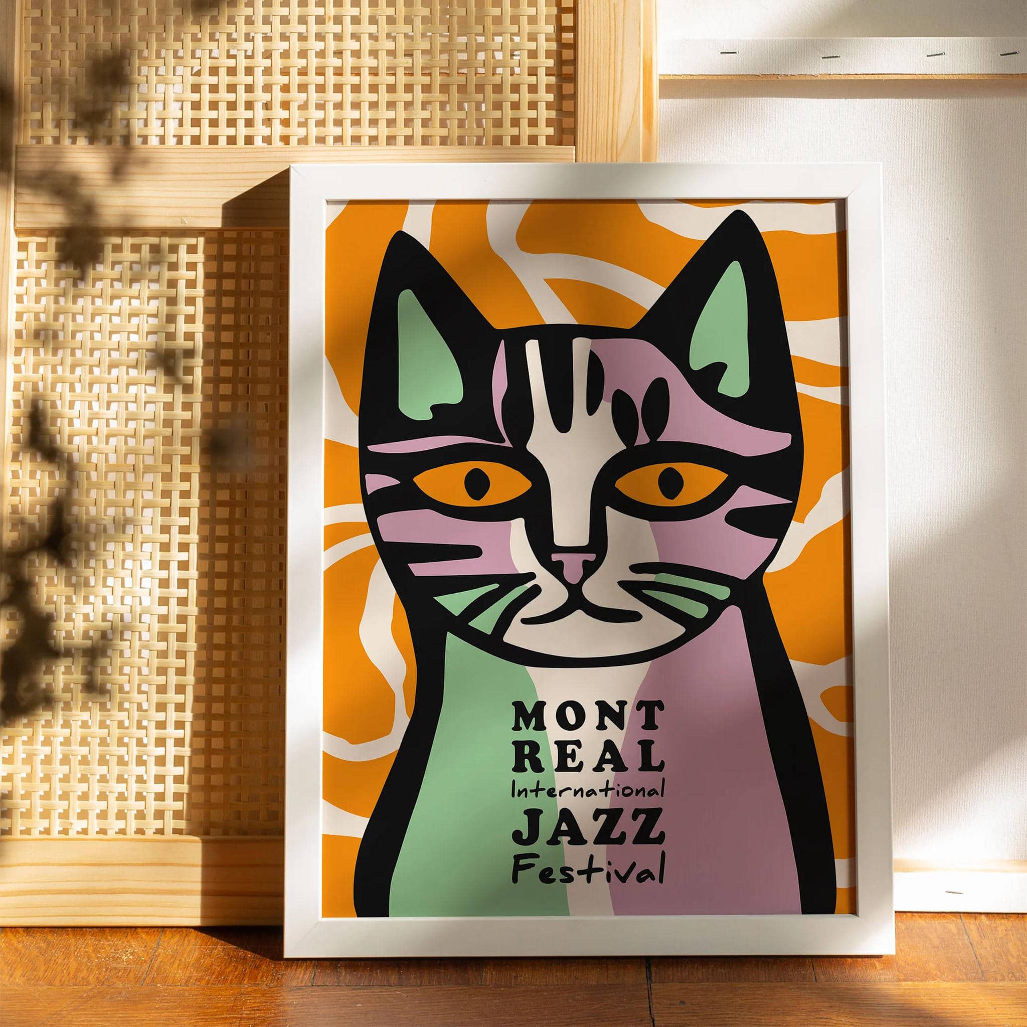 Montreal Jazz Cat Poster – HypeSheriff