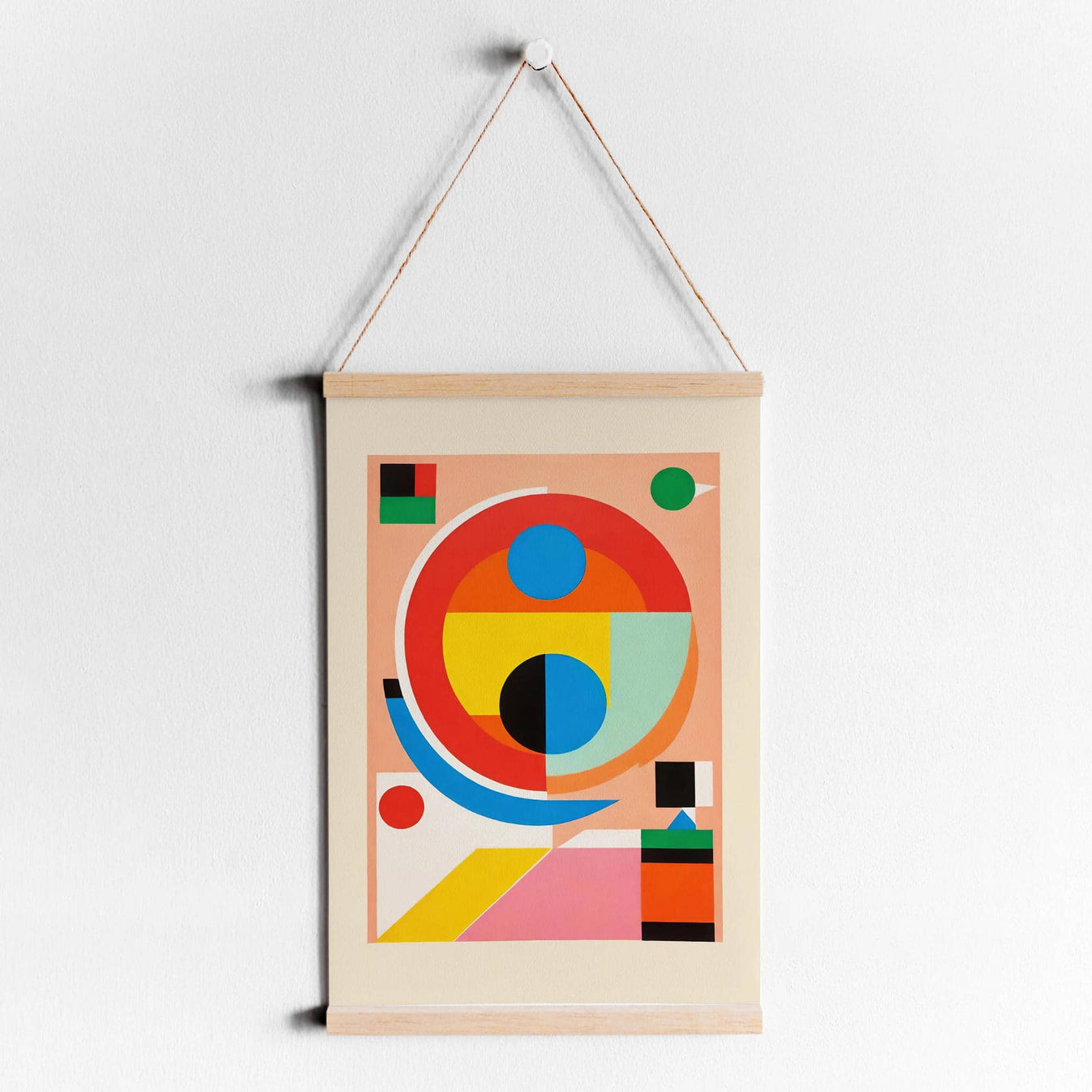 Abstract MCM Summer Shapes Art Print – HypeSheriff