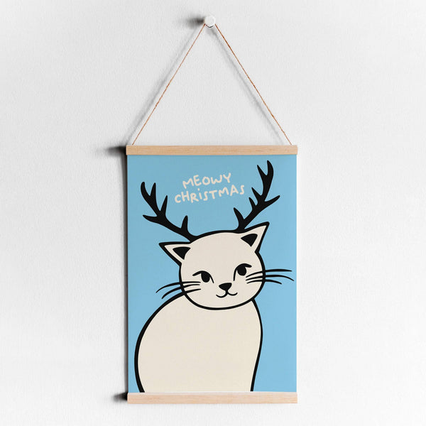 Meowy Christmas Cat Poster – HypeSheriff