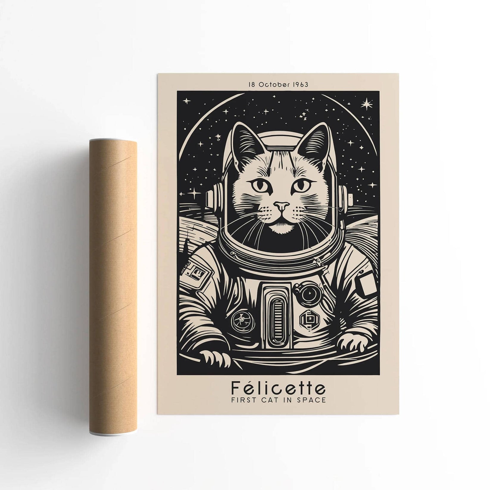 Felicette First Cat in Space Poster – HypeSheriff
