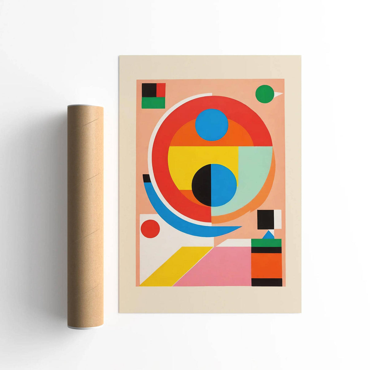 Abstract MCM Summer Shapes Art Print – HypeSheriff
