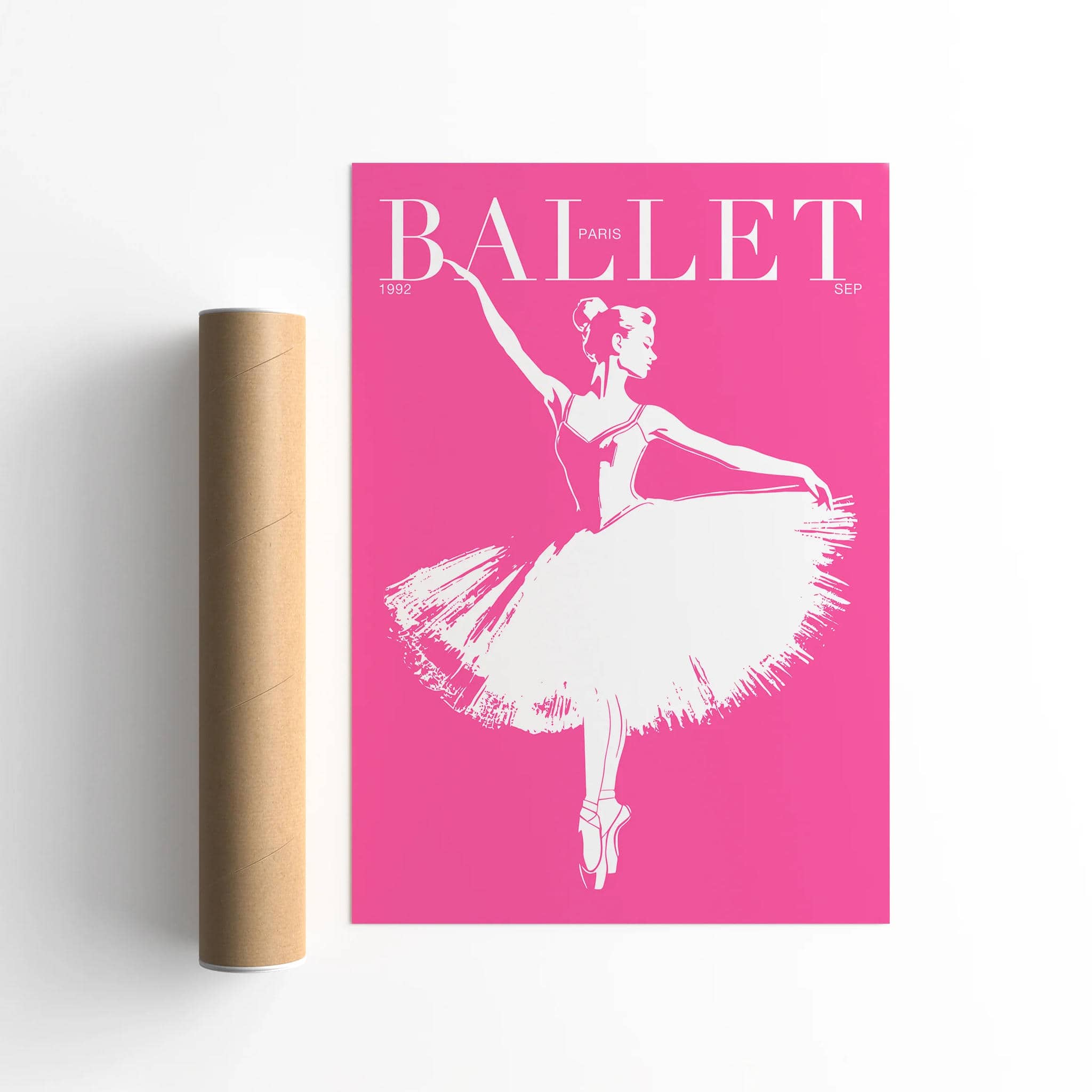 Pink Paris Ballet Poster – HypeSheriff