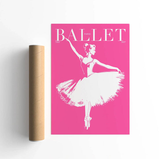 Pink Paris Ballet Poster – HypeSheriff
