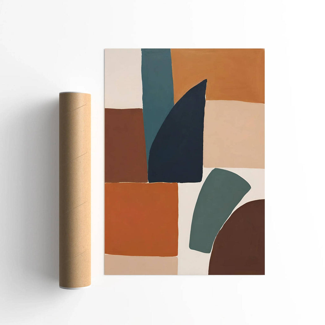 Abstract Rustic Painting Print — HypeSheriff