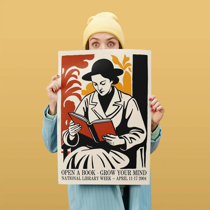 Grow Your Mind Library Week Poster – HypeSheriff