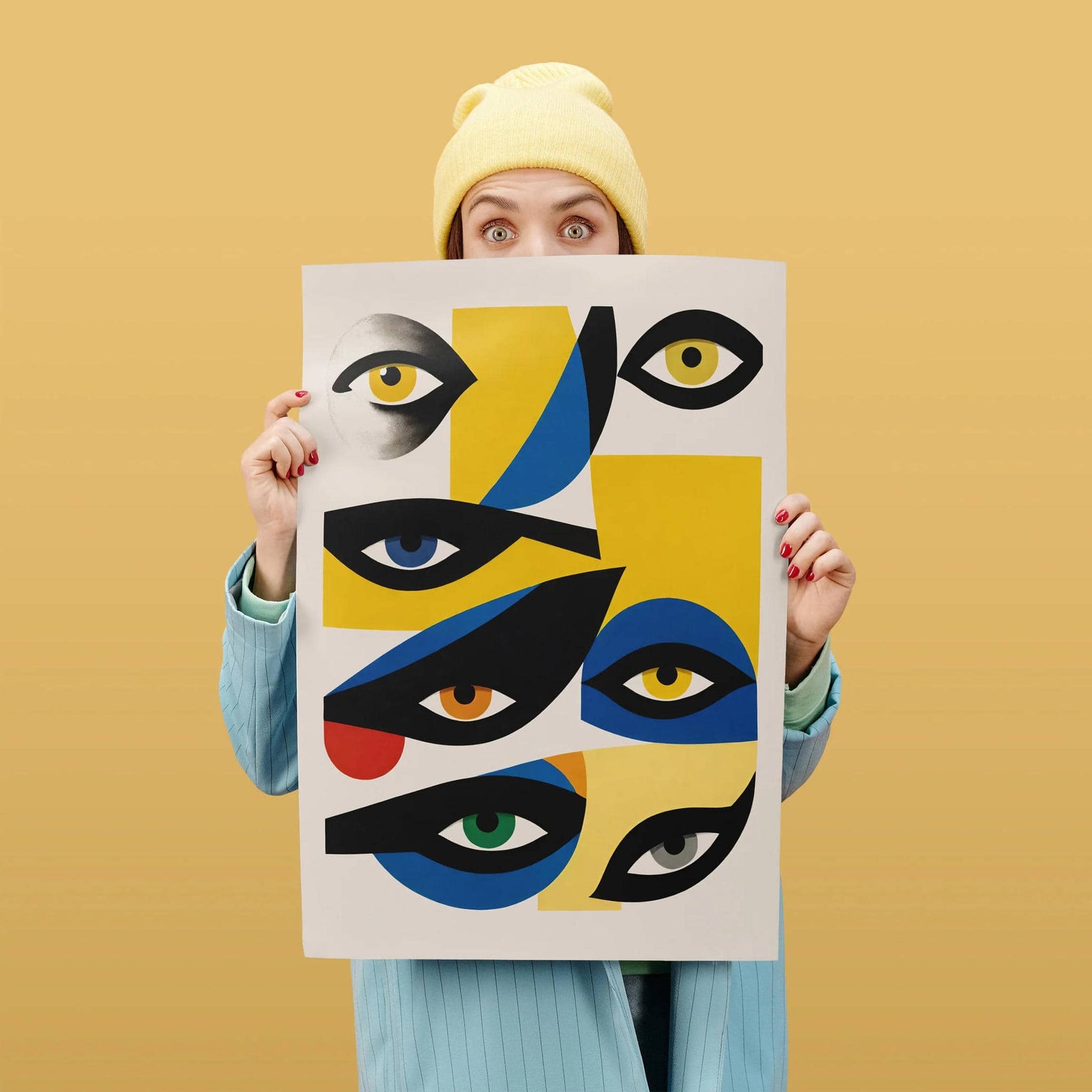 Pop-Art Eyes Retro Poster – HypeSheriff