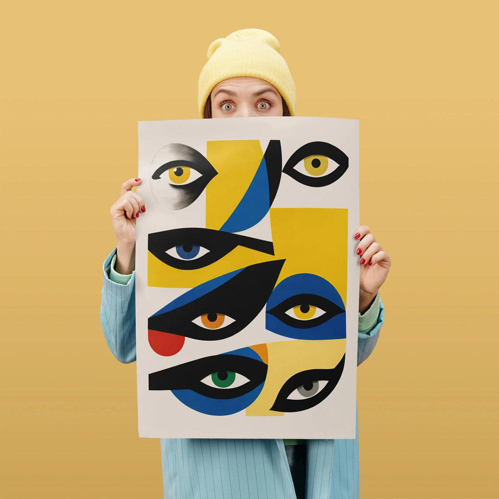 Pop-Art Eyes Retro Poster – HypeSheriff