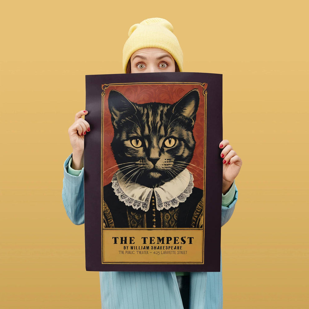 Shakespeare's Tempest Cat Portrait Poster – HypeSheriff